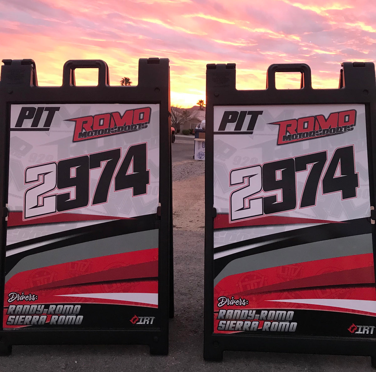 A-Frame Pit Sign – Dirt Rider Designs